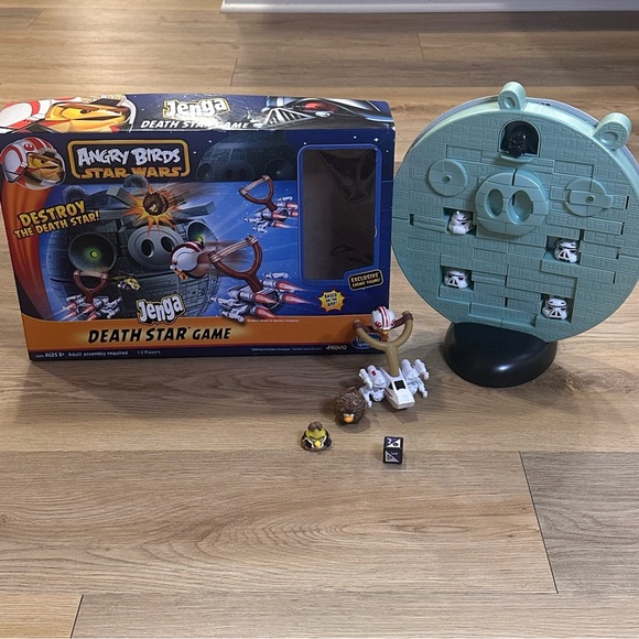 Hasbro | Games | Hasbro Angry Birds Star Wars Jenga Death Star Game ...